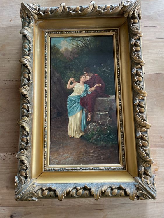 Très joli ancien tableau avec son cadre | Kaufen auf Ricardo