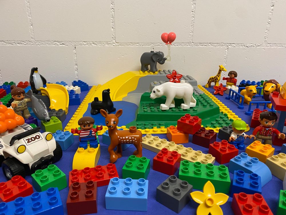 Grosser Lego Duplo Zoo mit 3D Platte & über 100 Teile! | Kaufen auf Ricardo