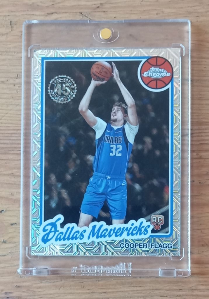 Cooper Flagg Topps Chrome Mojo RC NBA card (Neu (gemäss Beschreibung ...
