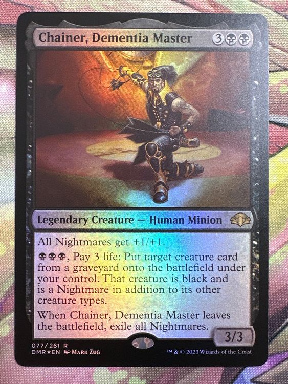 Chainer, Dementia Master FOIL 077/261 Dominaria Remastered (Neu (gemäss Beschreibung)) in ...