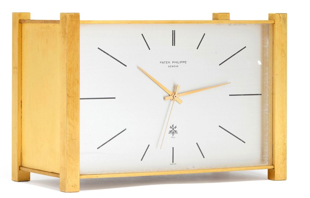 Patek Philippe Desk clock Ref.1000N with extract of archives (Gebraucht ...
