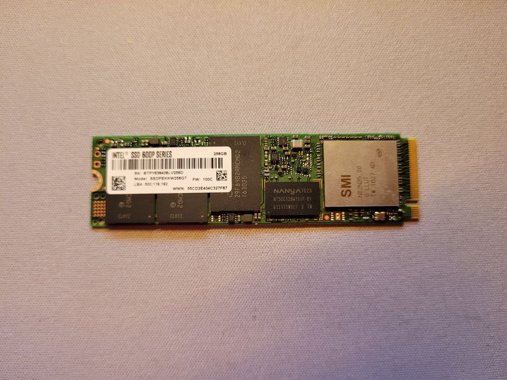Intel SSD 256GB SSD M.2 NVME (Gebraucht) in Unterengstringen für CHF 11 ...