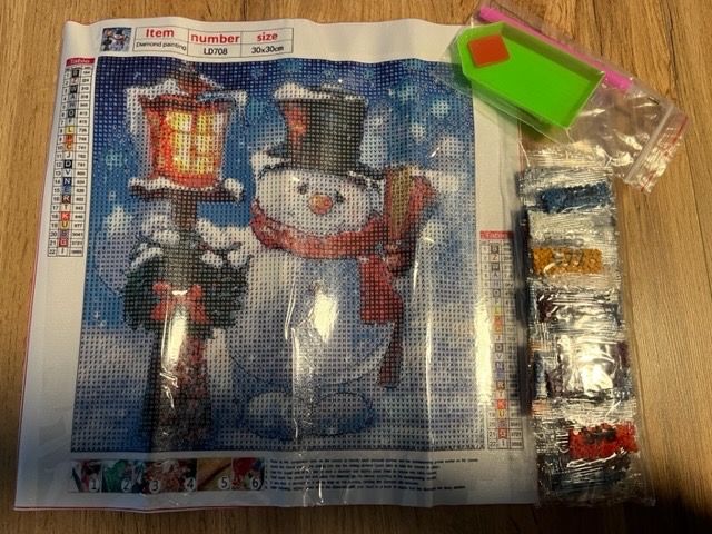 Diamondpainting-Set Schneemann (Neu und originalverpackt) in Windlach für CHF 5 – mit Lieferung ...