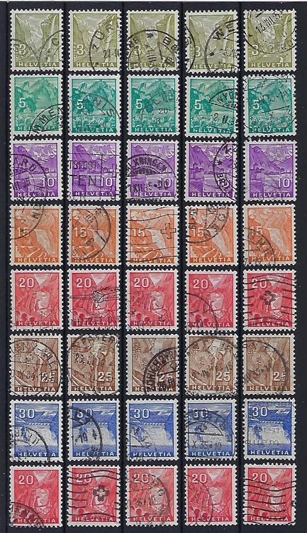 1934 Serie Landschaftsbilder Buchdruck gest. 200.- | Kaufen auf Ricardo