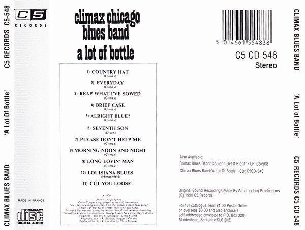 Climax Chicago Blues Band - Pete Haycock, Colin Cooper, | Kaufen auf ...
