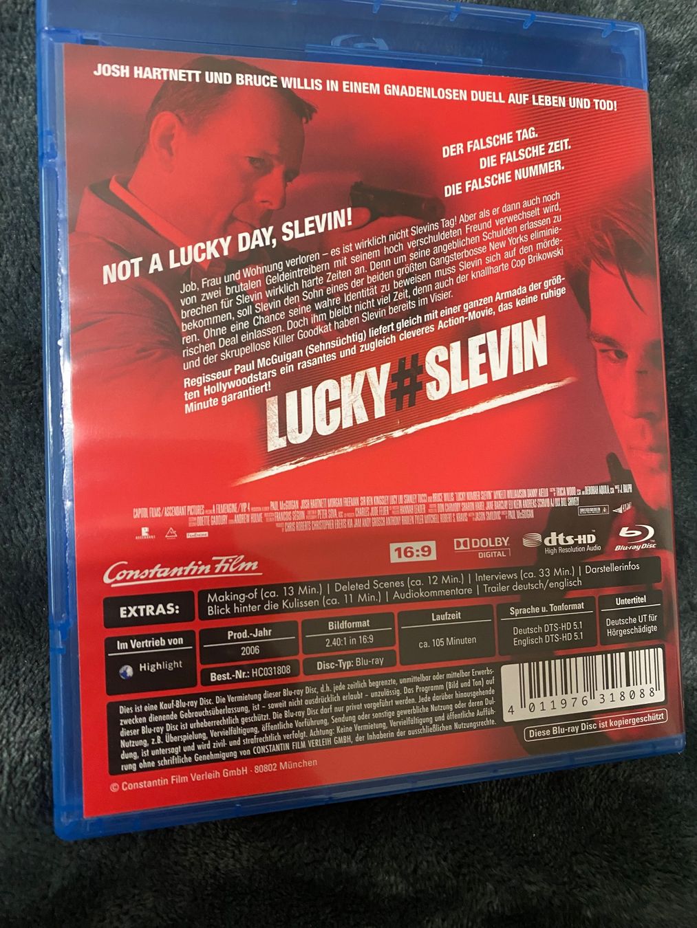Lucky Number Slevin - Blu-ray - Top Zustand! Filmabend! (Neu (gemäss ...