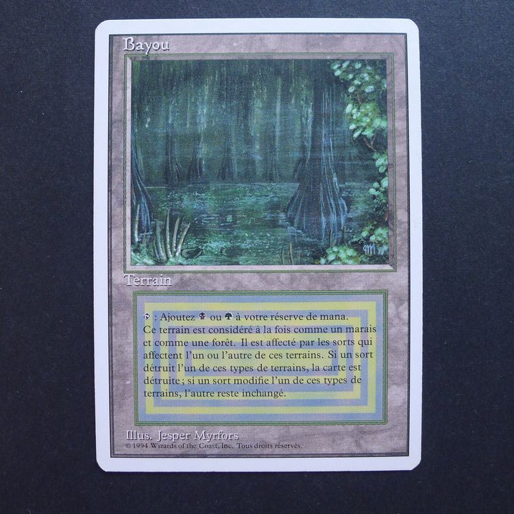 Magic Card - Mangrovensumpf, Bayou, unlimited | Kaufen auf Ricardo