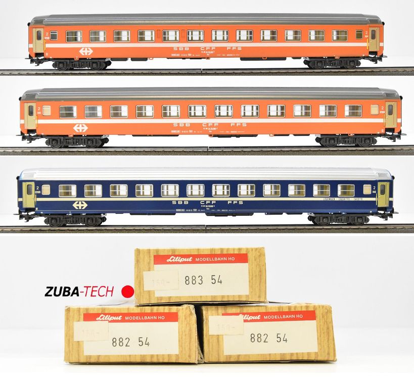 Liliput 3x Personenwagen der SBB H0 GS OVP (Gebraucht) in St. Gallen für CHF 39 – mit Lieferung ...