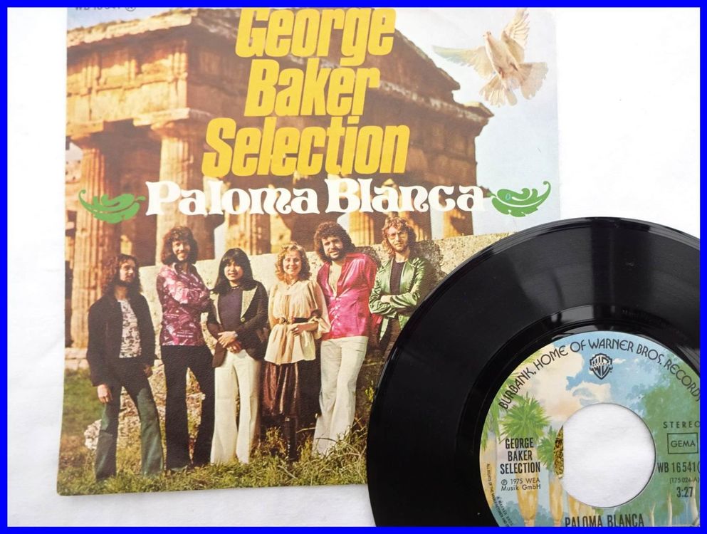 Single 7": GEORGE BAKER SELECTION - Paloma Blanca - 1975 | Kaufen auf ...