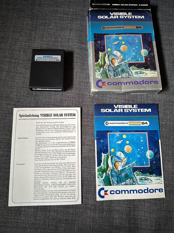 Original Cartridge "Visible Solar System" for Commodore 64 (Gebraucht ...