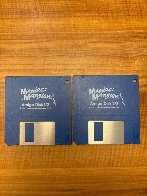 Amiga Spiel: Maniac Mansion (nur Disketten) (Gebraucht) in Niederhasli ...
