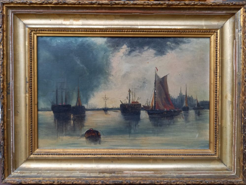 Erna Huser. beau petit tableau de marine (Gebraucht) in Lausanne für CHF 50 – mit Lieferung auf ...