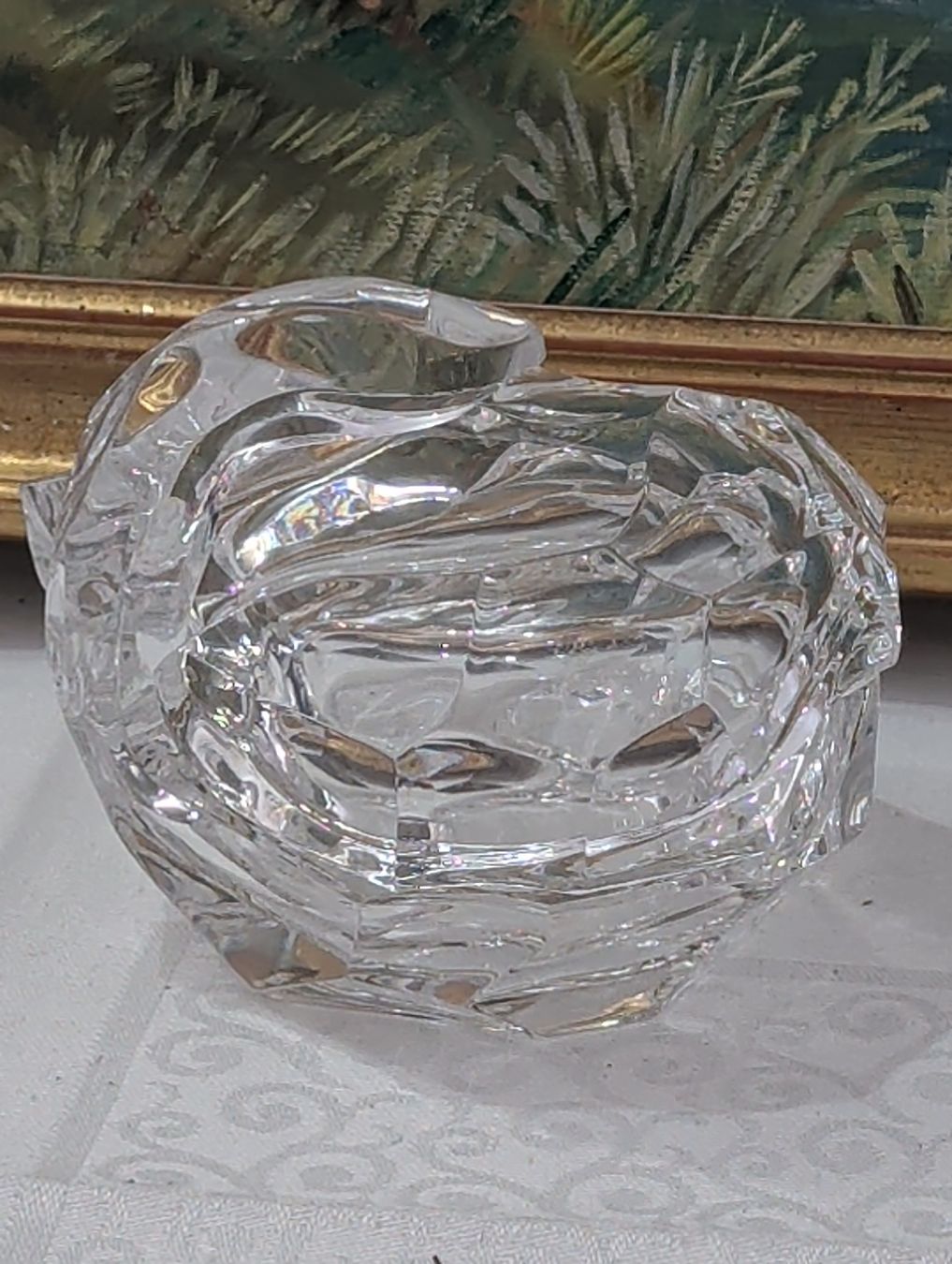 ECHT TOP KRISTALL SCHALE, VINTAGE DESIGN 💎ZUM SPEZIL PREIS (Gebraucht ...