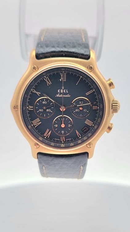 EBEL EL PRIMERO CHRONO AUTOMATIK HERREN UHR 39MM 18K GOLD (Gebraucht ...