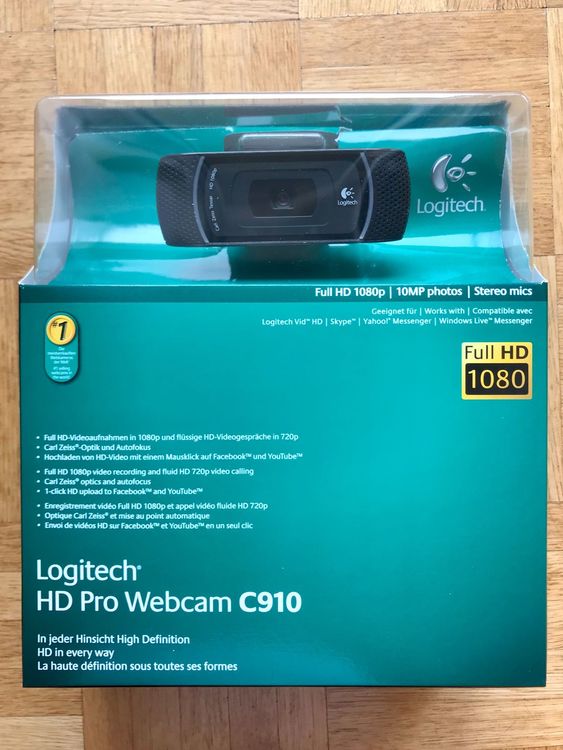 Logitech HD Pro Webcam C910 (Gebraucht) in Coldrerio für CHF 42 – mit Lieferung auf Ricardo kaufen