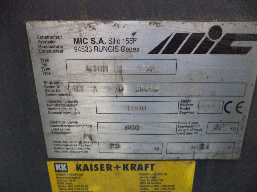 Stapler MIC s.A Typ G10M (Gebraucht) in für CHF 290 – nur Abholung auf ...