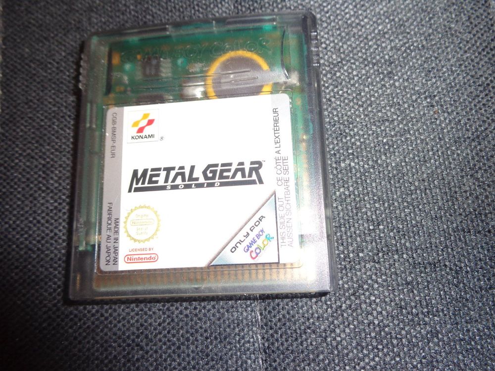 Metal Gear Solid Gameboy Color | Kaufen auf Ricardo
