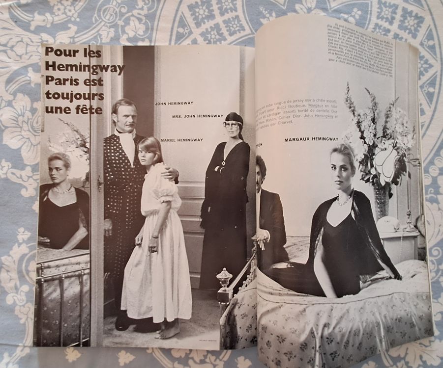 Rare VOGUE 560 Octobre 1974 Clio Goldsmith, Mariel Hemingway (Gebraucht ...
