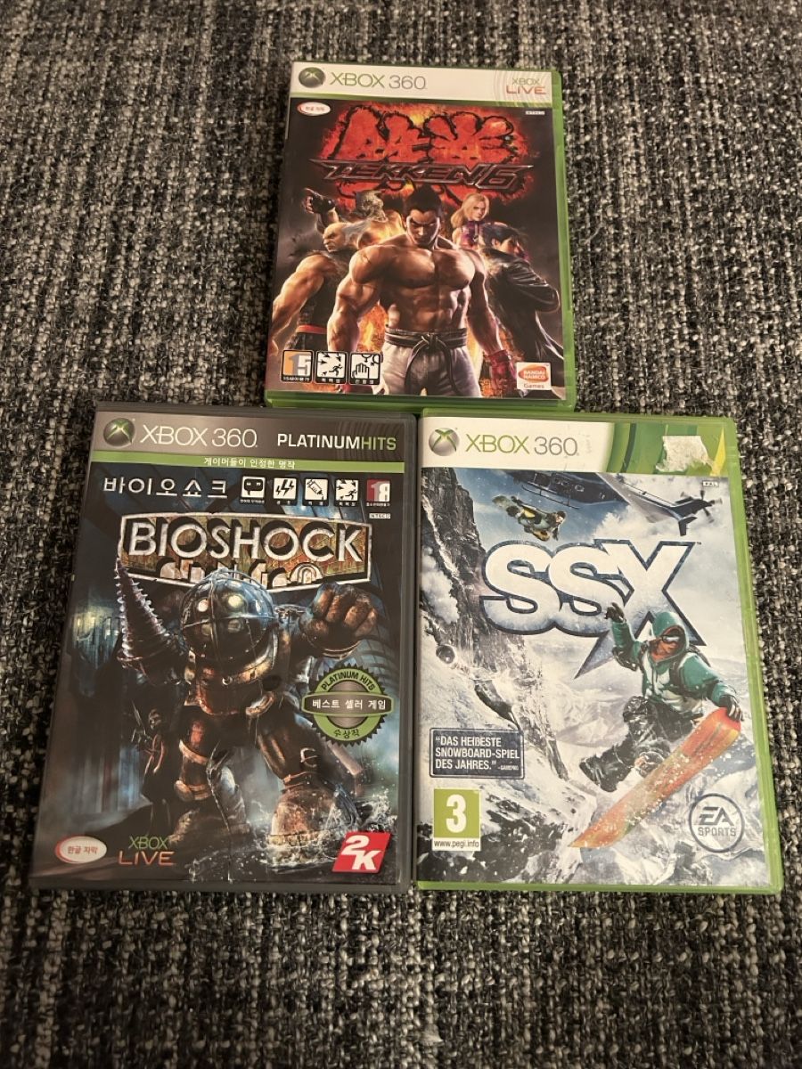 Xbox 360 Spiele Konvolut: Def Jam, SSX, Bioshock (Gebraucht) in ...