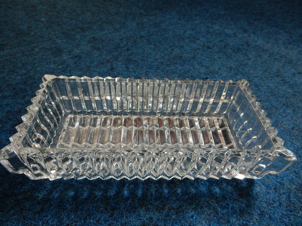 Elegante antike Kristallglasschale Dekoschale Butterschale (Gebraucht) in Jona für CHF 7.9 – mit ...