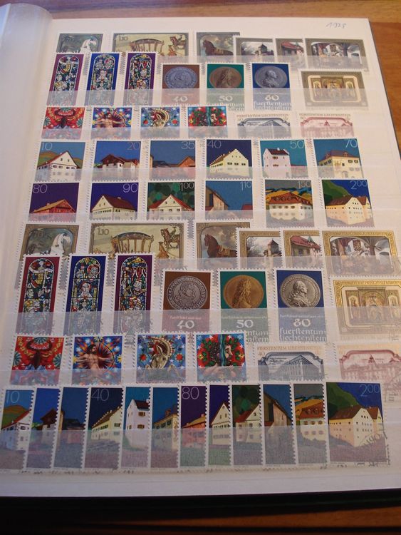 Lichtenstein Jahresserie 1978, ** und ET-o (Gebraucht) in Niederwil AG für CHF 1 – mit Lieferung ...