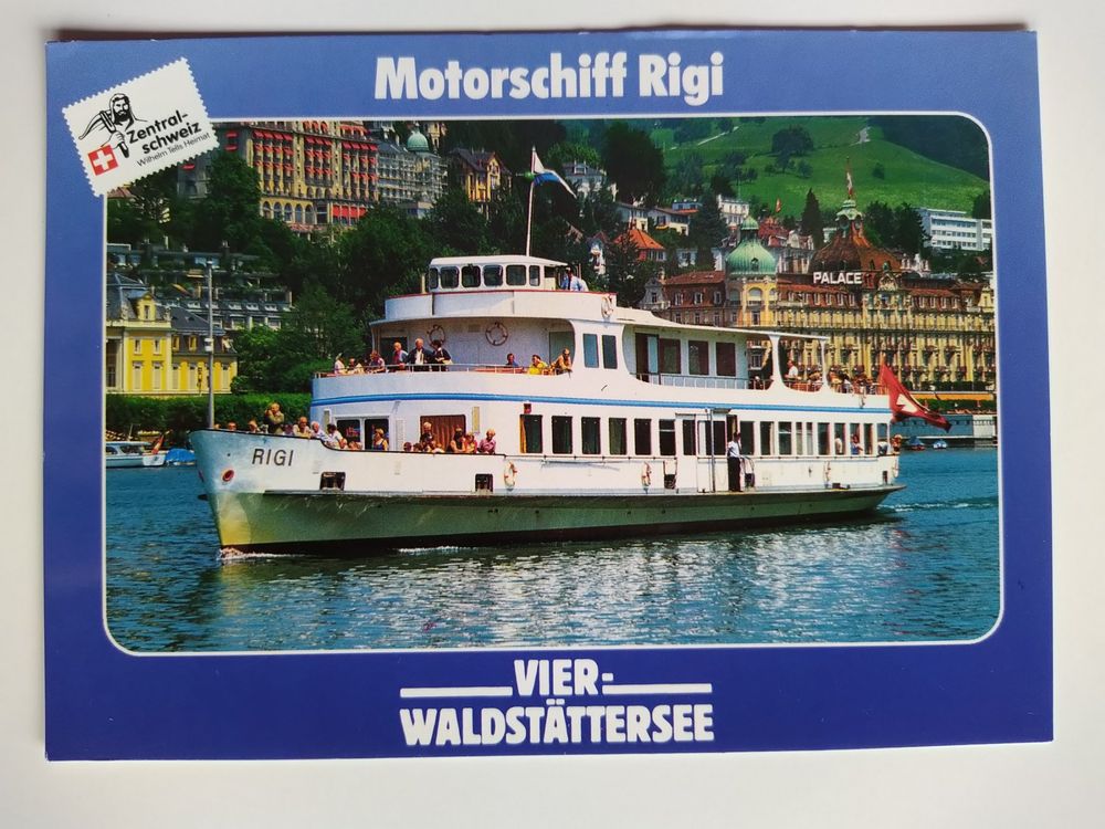 Zweideck-Salon-Motorschiff Rigi dat 1955 sauber alt ungelauf (Gebraucht) in Ohmstal für CHF 1 ...