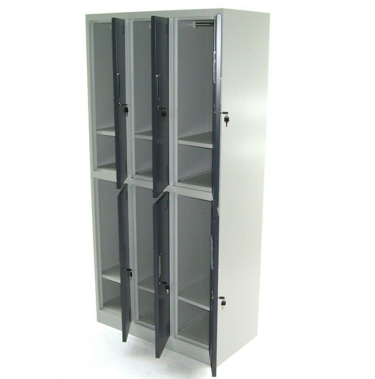 57022 - Spind Umkleideschrank 185x90x45cm Spindschrank (Neu und ...