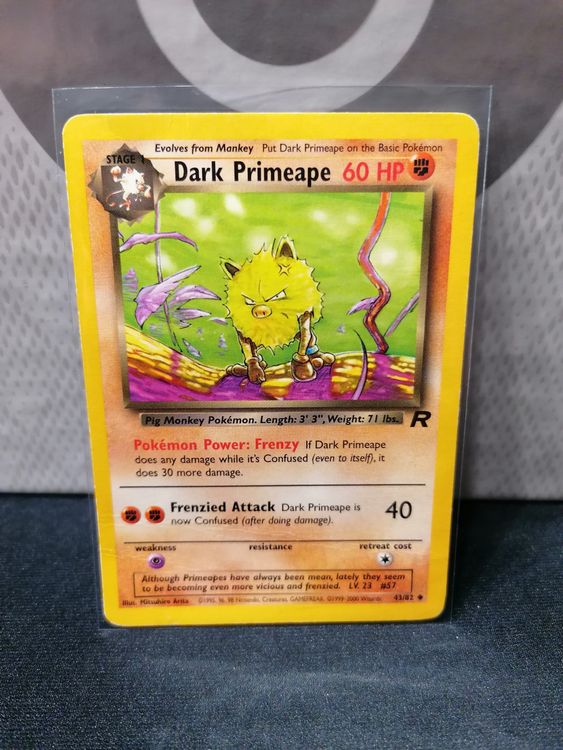 DARK PRIMEAPE TEAM ROCKET 1999 POKEMON KARTE (Gebraucht) in für CHF 1 ...