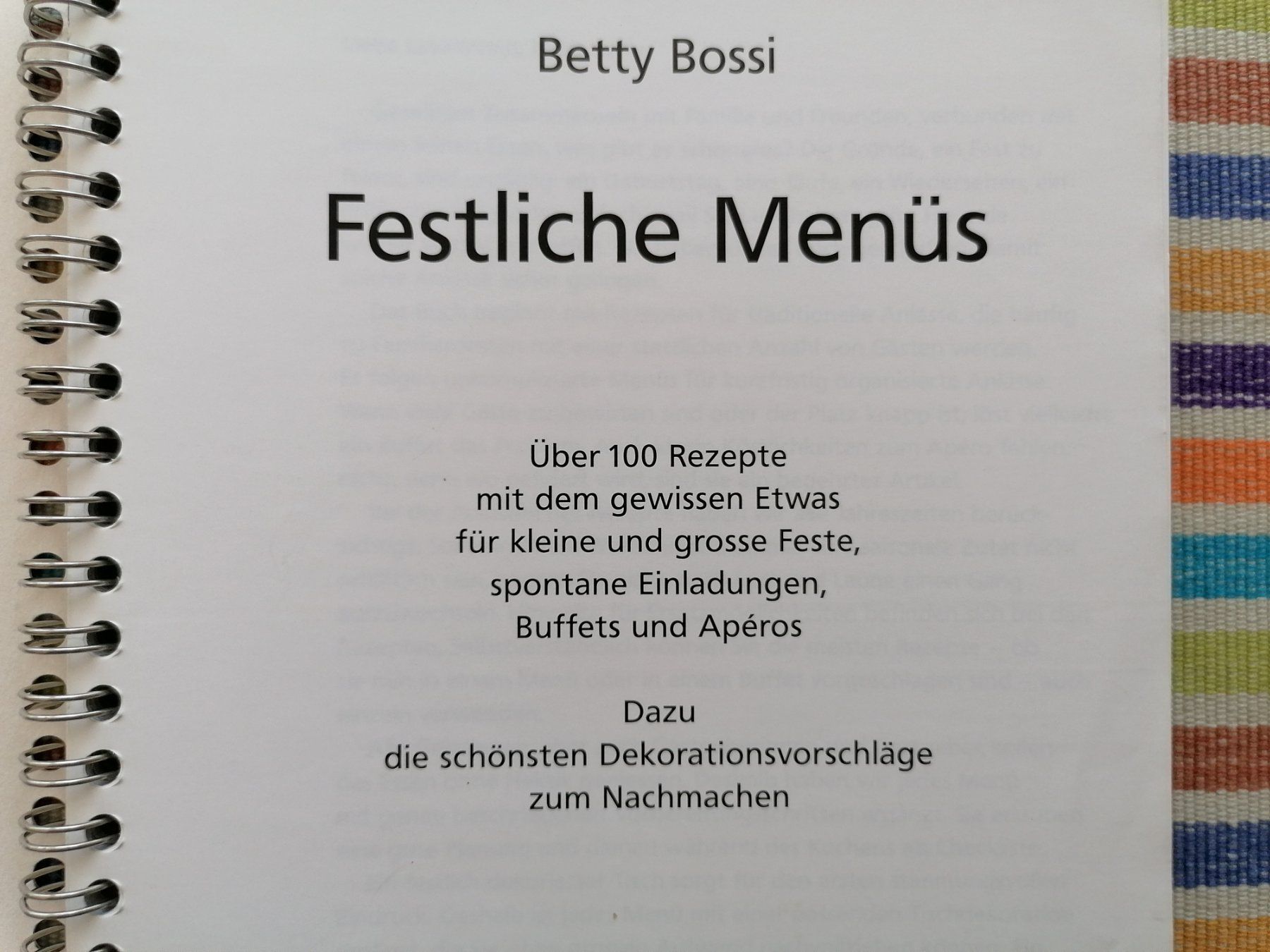 Betty Bossi💥🌞 Festliche Menüs💥Für klein und grosse Feste (Neu (gemäss ...