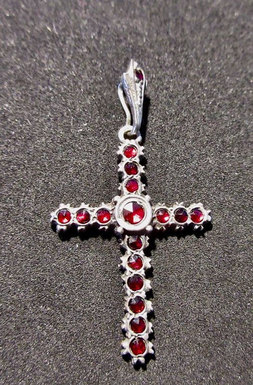 Kreuz Anhnger Silber Mit Steinen