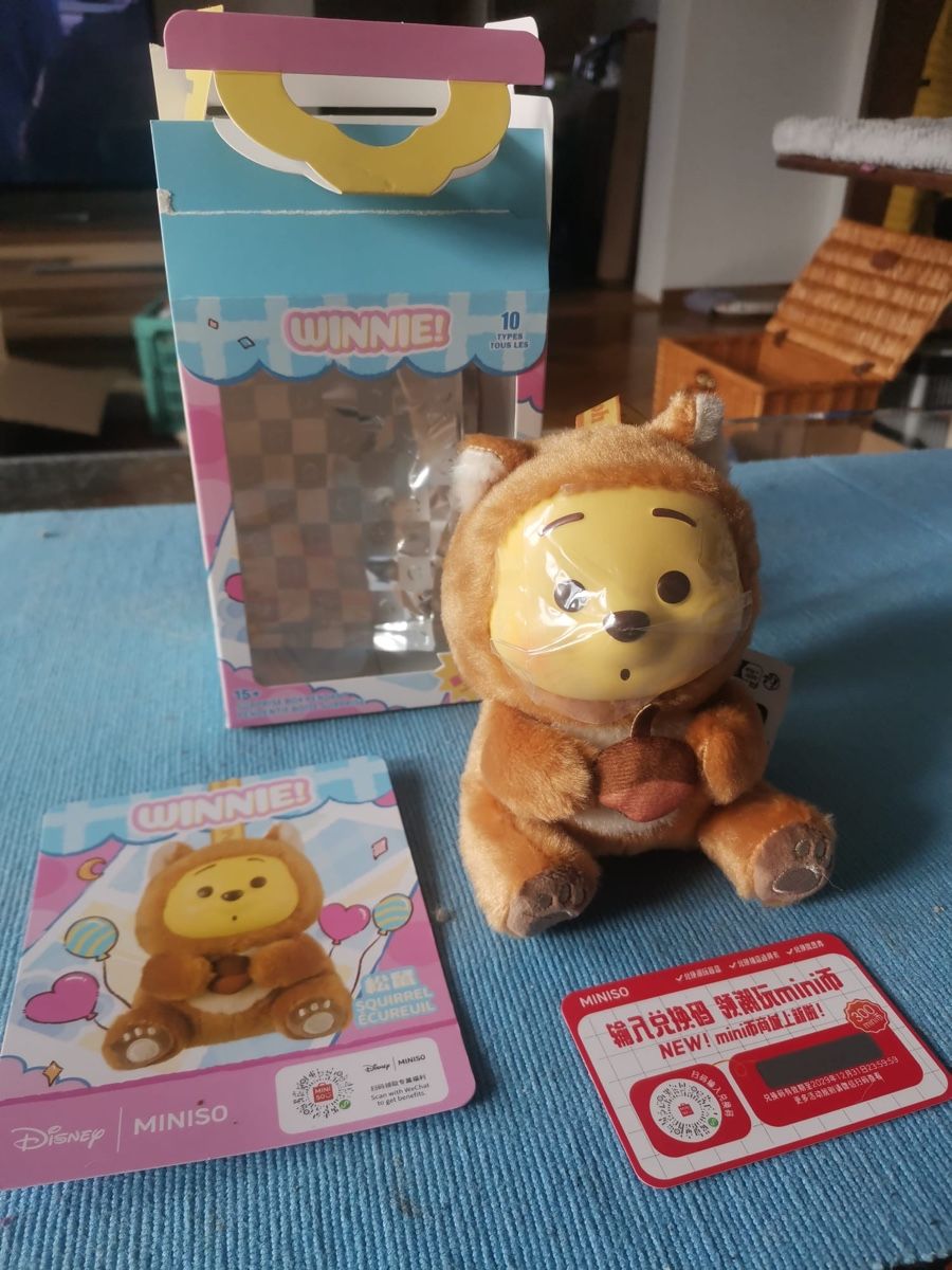 Disney Winnie Bär als Eichhörnchen Plüschtier, Neu, Süss! (Neu und ...