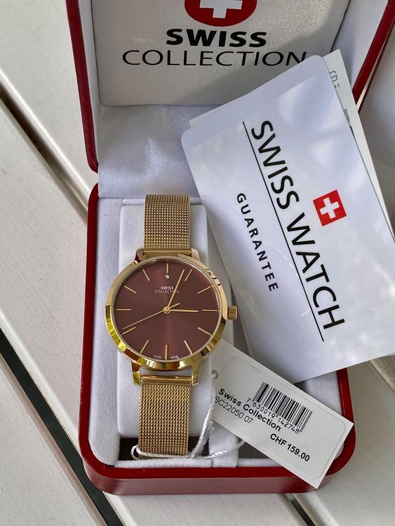 SWISS COLLECTION Ladie Watch Swiss Made 35mm (Neu und originalverpackt ...