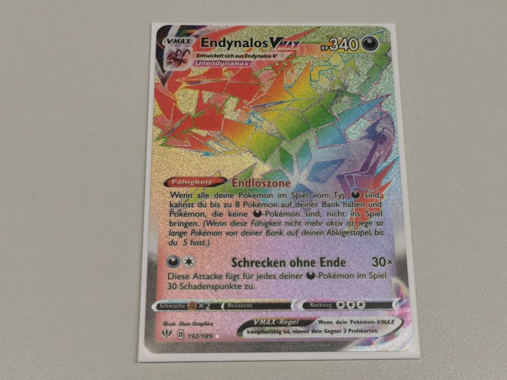 Pokemon Endynalos VMAX HYPER RARE (Neu (gemäss Beschreibung)) in Uznach ...
