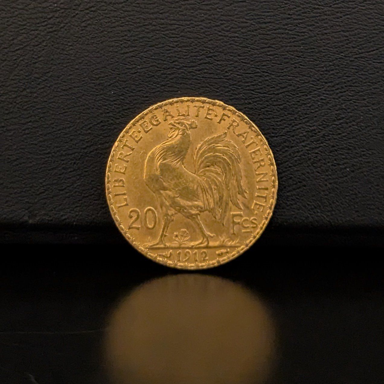 Goldmünze – Pièce en or : 20 Francs Coq Marianne 1912 (Gebraucht) in Le ...