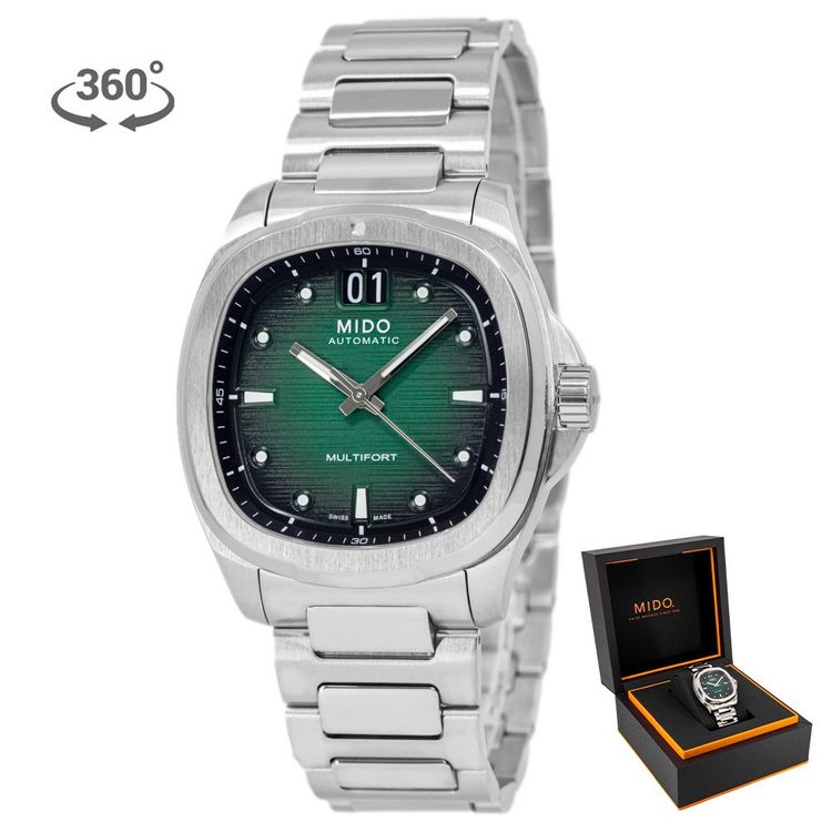 Mido M049.526.11.091.00 Multifort Tv Big Date Green (Neu und ...