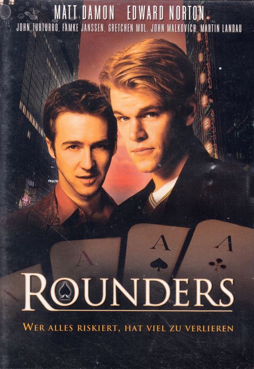 DVD: Rounders (mit Matt Damon, Edward Norton) (Gebraucht) in für CHF 3 ...