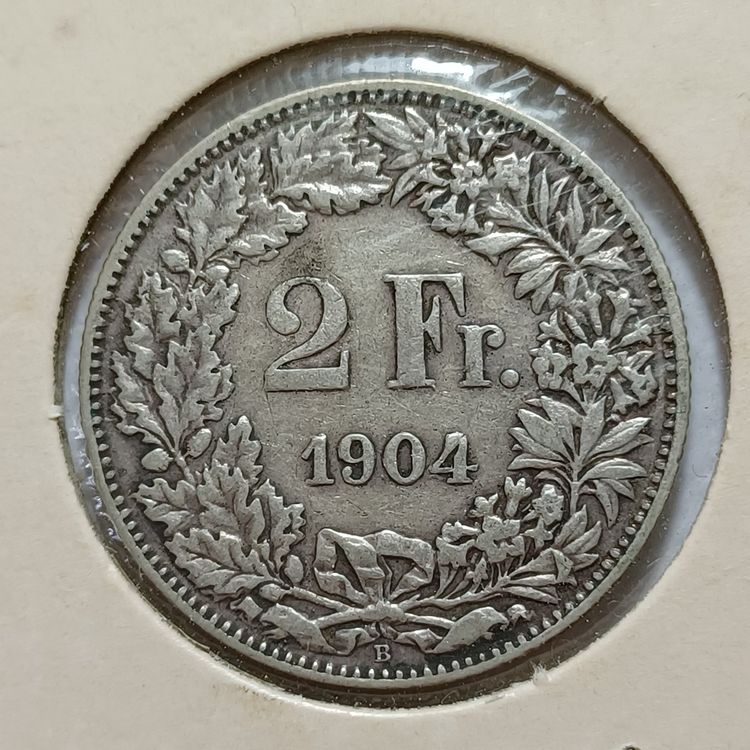 2 Franken 1904 (Gebraucht) in Pfäffikon ZH für CHF 9 – mit Lieferung auf Ricardo kaufen