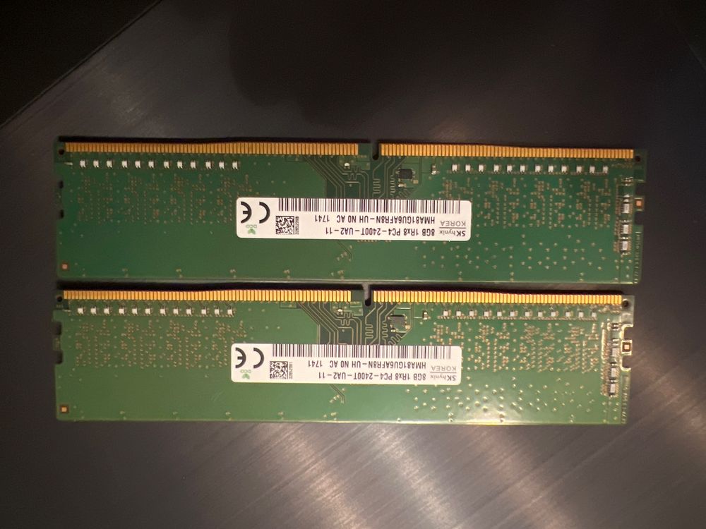 2x RAM 8GB DDR4 PC4-2400T SK hynix (Gebraucht) in Genève für CHF 8 ...