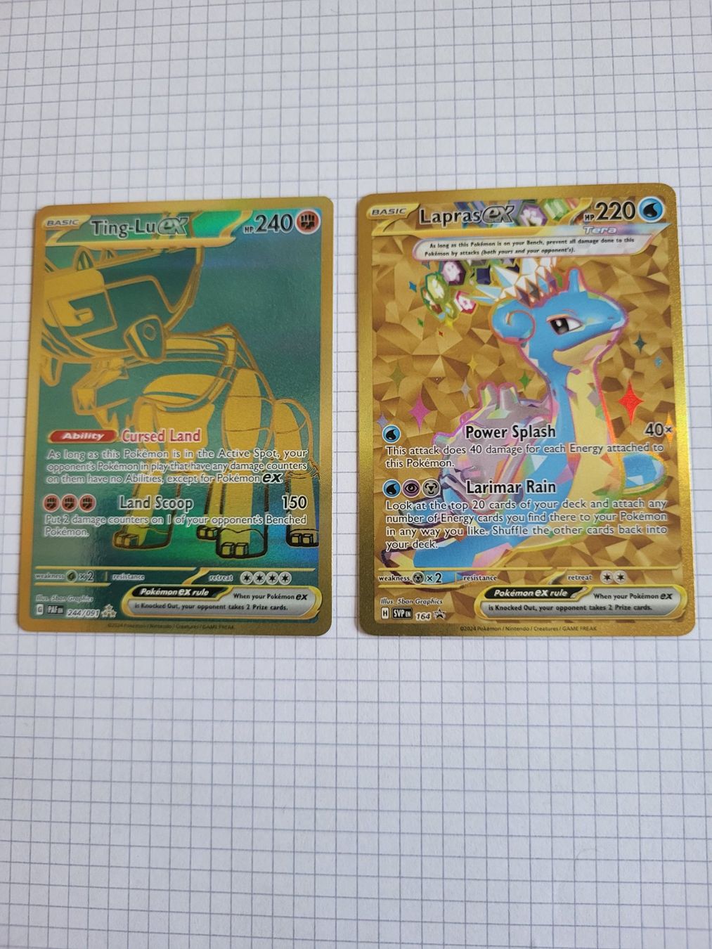 Pokemon Karten Ting-Lu ex & Lapras ex Tera (Gebraucht) in St. Gallen ...