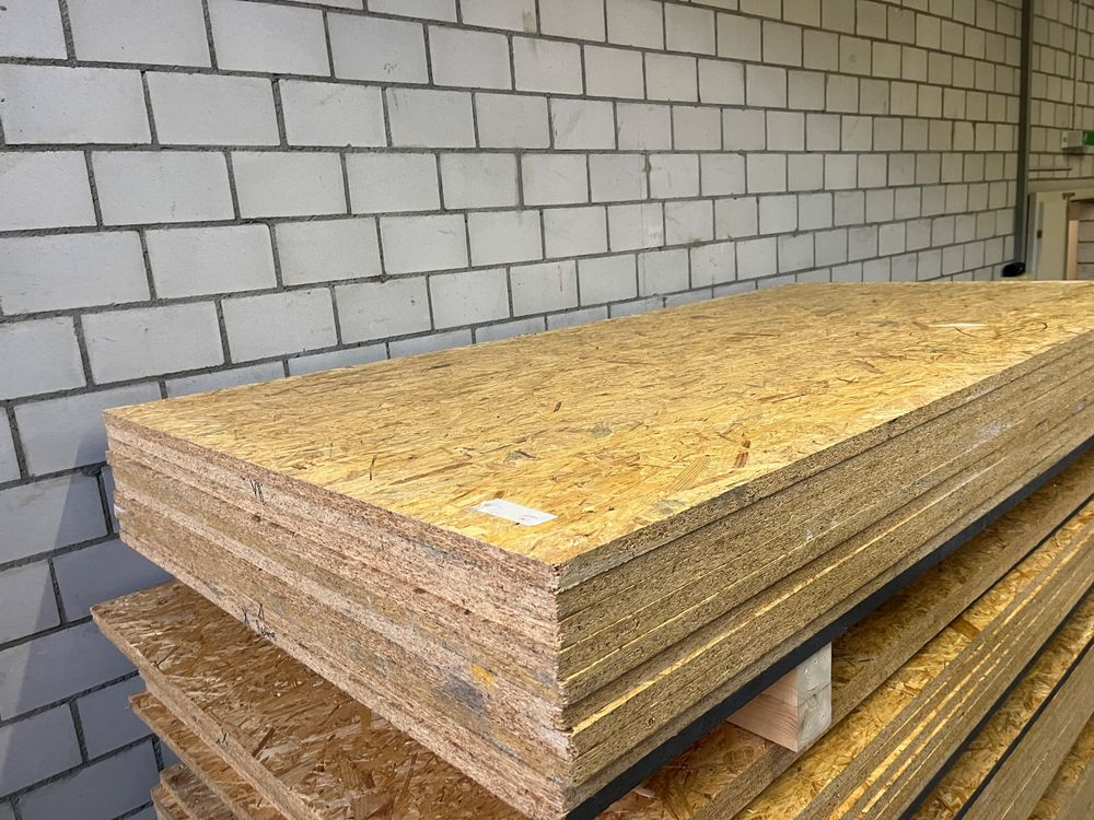 OSB Holzplatten 240x120cm 25mm Wand Boden Decke OSB-Platte (D'occasion ...