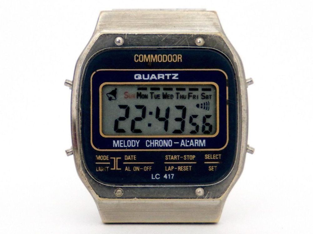1980s Commodoor LCD Chronograph - RAR! Great Vintage watch! | Kaufen ...