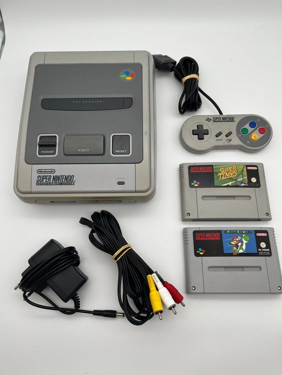 SNES + Super Mario World Tennis Super Nintendo Retro | Kaufen auf Ricardo