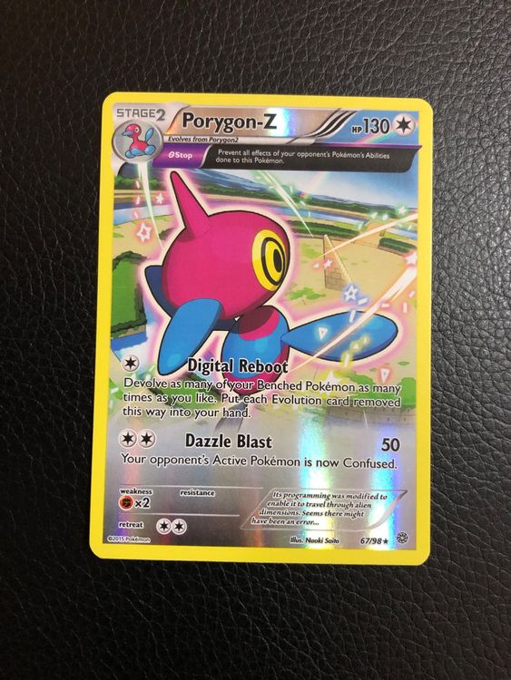 XY: Ancient Origins Porygon-Z rare reverse 67/98 Ab 1 | Kaufen auf Ricardo