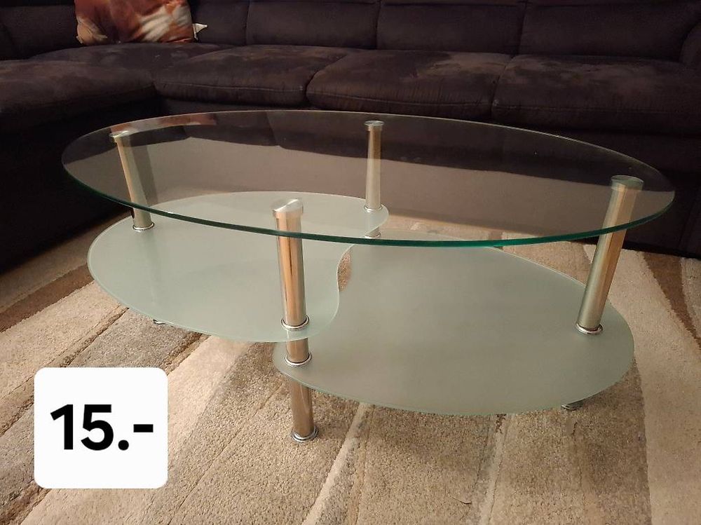 Glas Salontisch (Gebraucht) in Oberburg für CHF 15 – nur Abholung auf Ricardo kaufen