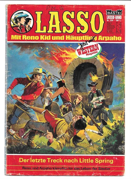 Lasso Western Comic, Reno Kid, Bd 229, Bastei 1970 | Kaufen auf Ricardo
