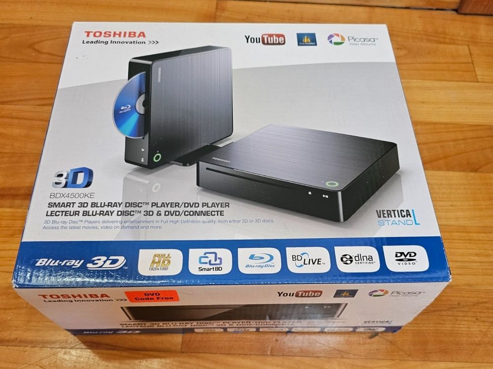 Toshiba BDX4500KE 3D DVD Laufwerk blu Ray Player (Neu (gemäss ...