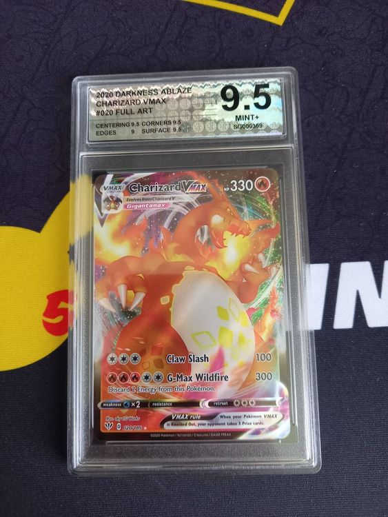 Pokémon Charizard Vmax Graded 9.5 | Kaufen auf Ricardo