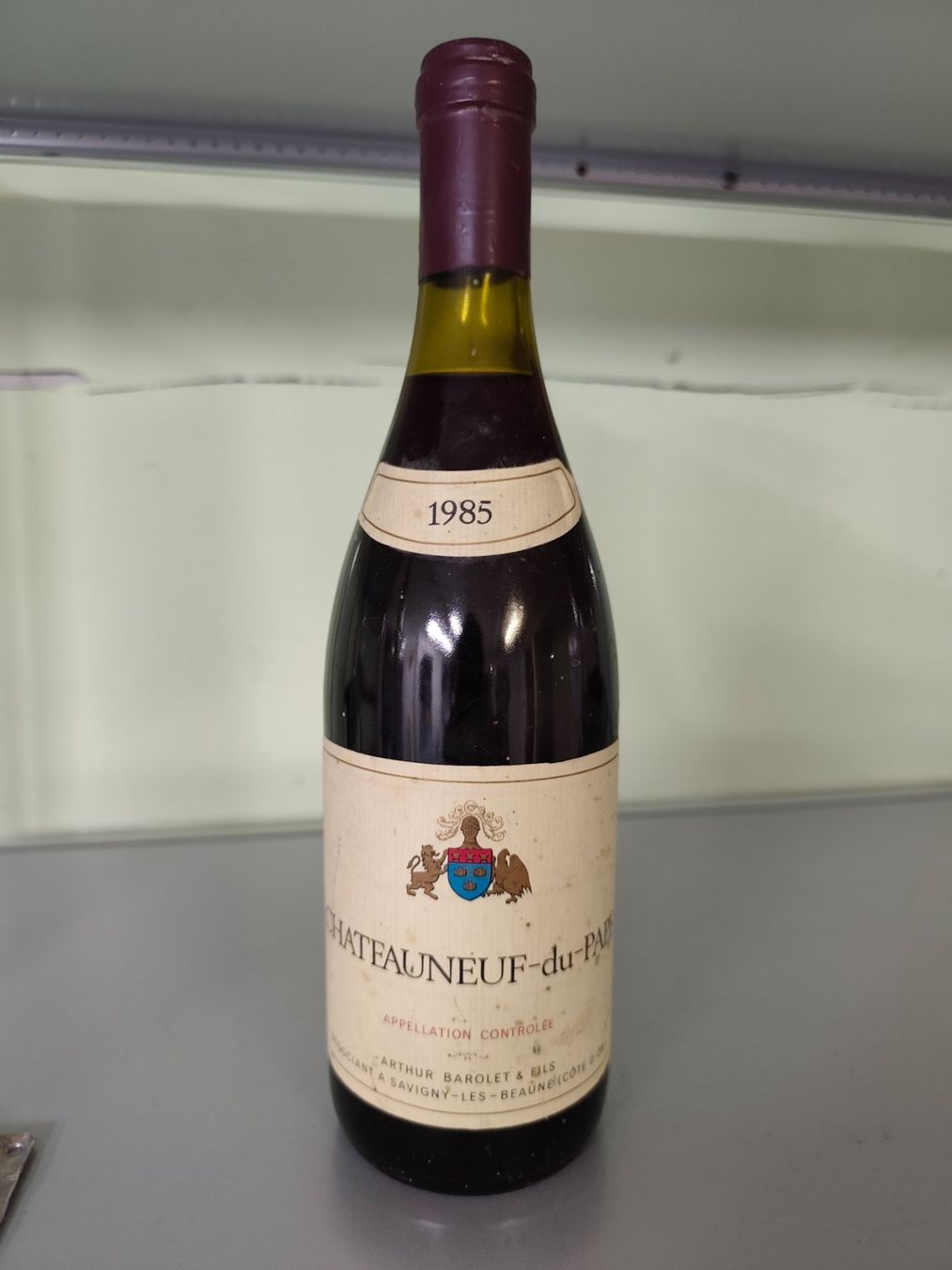 Wein Rotwein Chateauneuf-du-Pape Arthur Barolet et Fils 1985 (Gebraucht ...