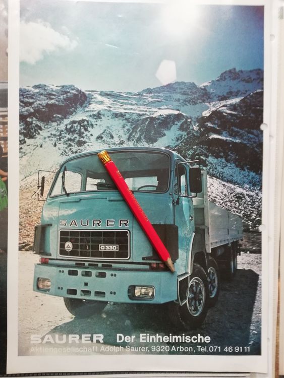 Saurer Werbung (Gebraucht) in Höfen b. Thun für CHF 11 – mit Lieferung auf Ricardo kaufen