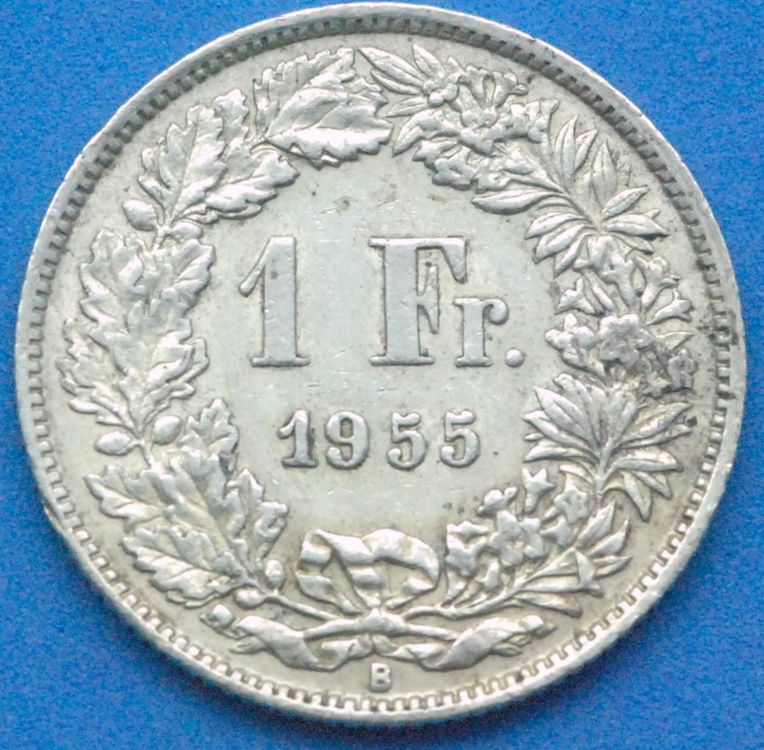 Silberner 1.- Jahrgang 1955, Rar | Kaufen auf Ricardo